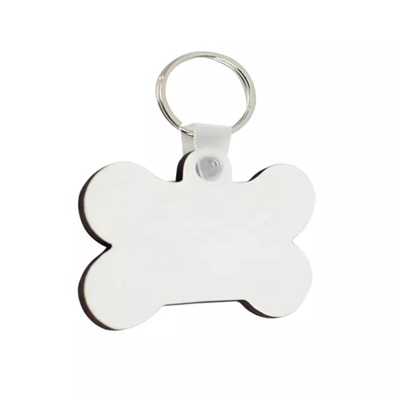 KRP10-Sublimation MDF Bone Key Ring