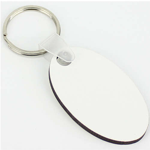 KRP05-Sublimation MDF Oval Key Ring