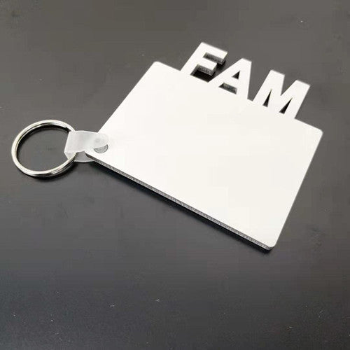 KRP24-Sublimation MDF FAM Key Ring