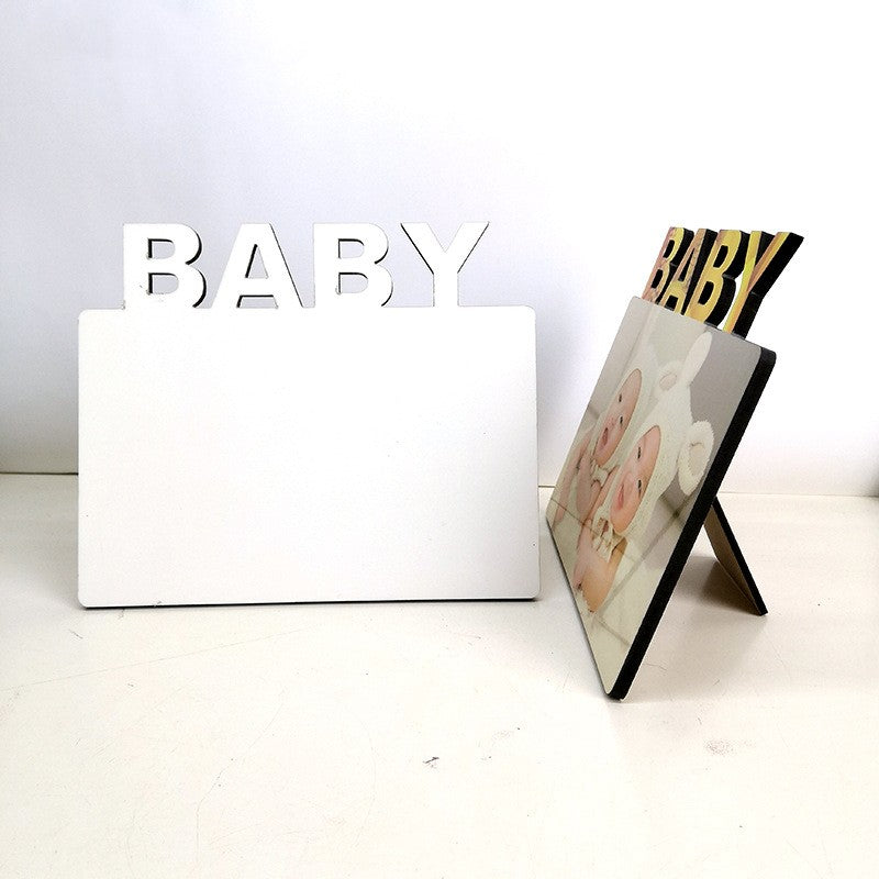 MDPF13-Sublimation MDF Baby Photo Frame