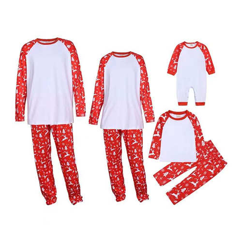 SPJ01B-Sublimation Christmas Pajamas