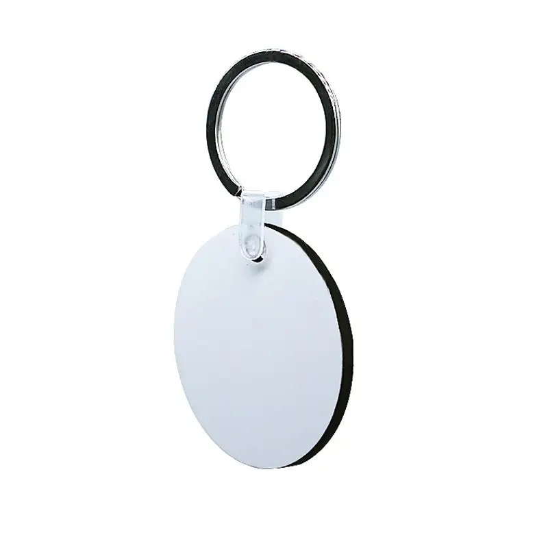 KRP03-Sublimation MDF Round Key Ring
