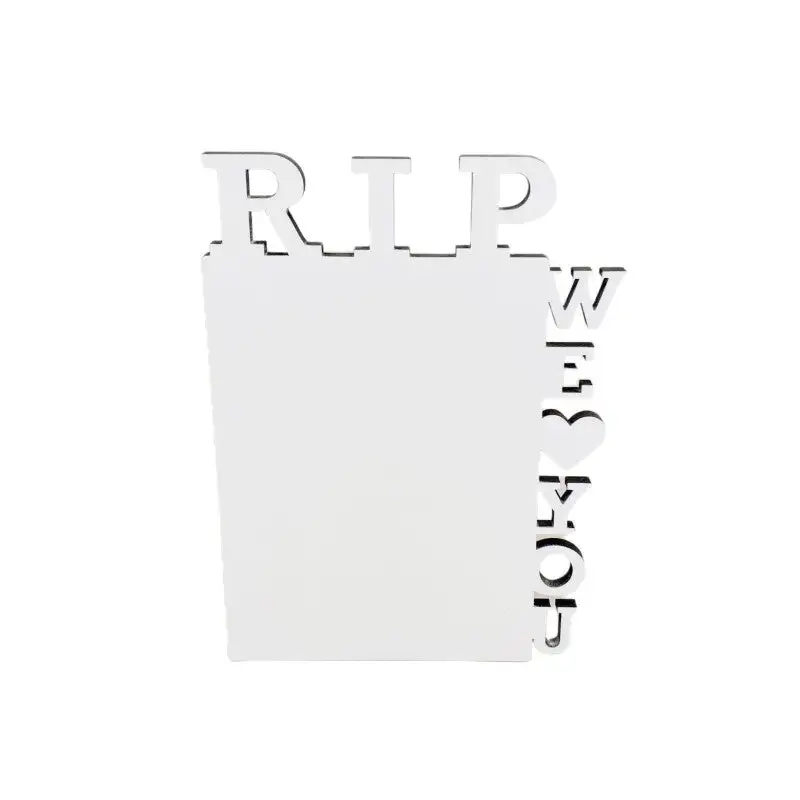 MDPF09-Sublimation MDF RIP we love you Photo Frame