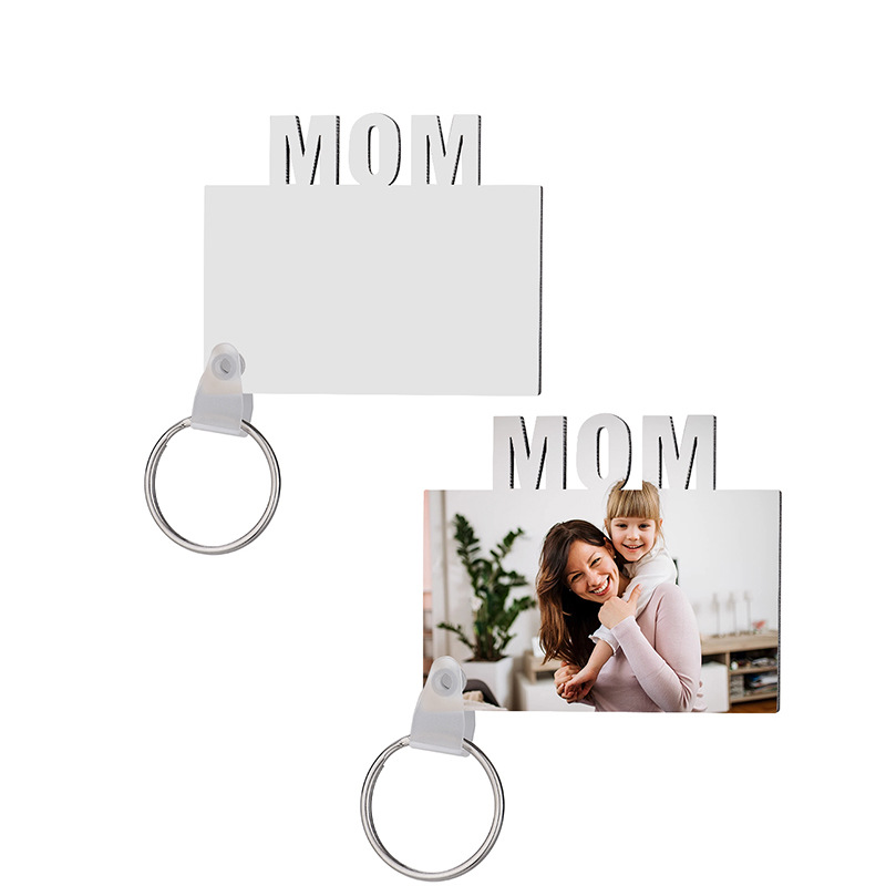 Sublimation MOM Key Ring Blanks Wholesale MDF Keychain
