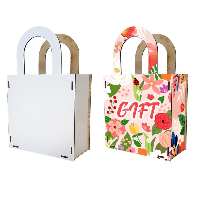 Sublimation MDF Purse Blanks Wood Gift Box