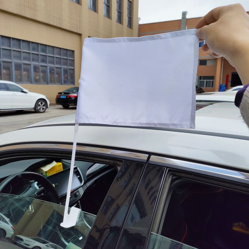 Sublimaion Car Flag Blanks Wholesale Flag With Pole