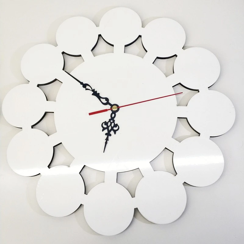 Sublimation MDF Clock Blanks Wholesale Wood Wall Clock