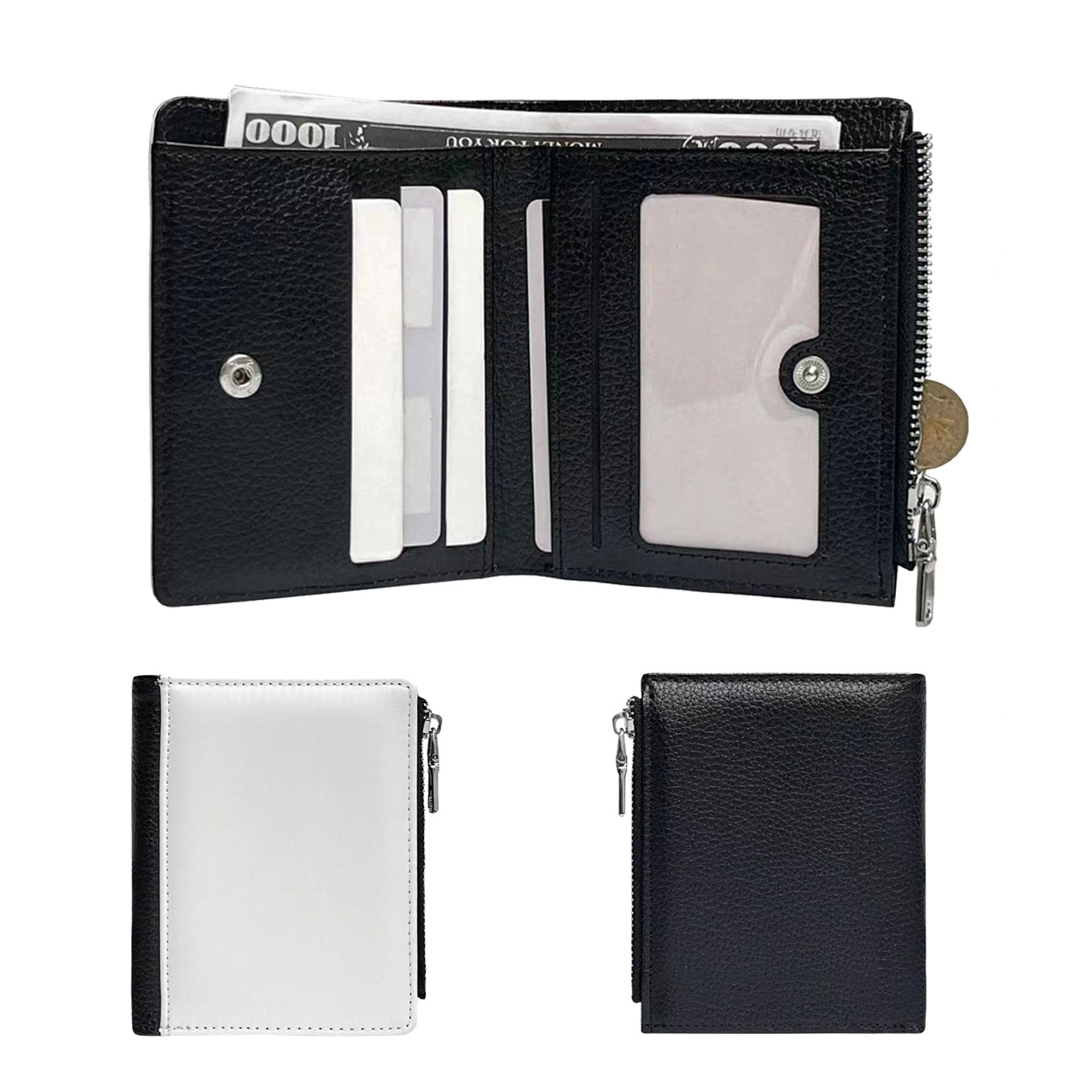 Sublimation Wallet Blanks Wholesale Pu Leather Wallet For Men