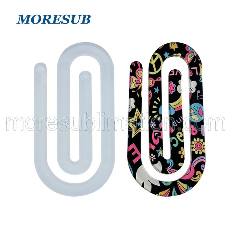 Sublimation Giant Paperclip Blank Jumbo Paper Clips Acrylic Bookmark Clip
