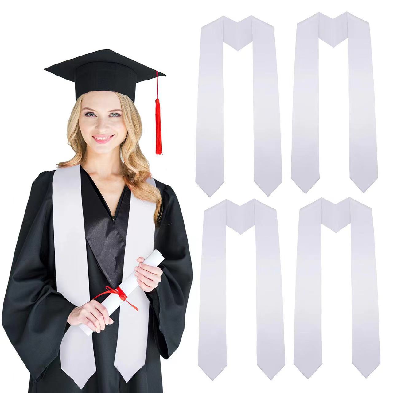 Sublimation Graduation Stole Blanks 72" 68" 62" 60" Polyester Stole For ...