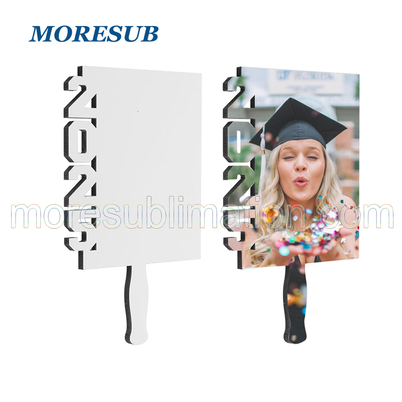 2025 Sublimation Fan Blanks MDF 8 x 11.8 INCHES Graduation Fan