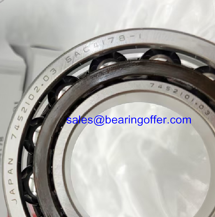 7452102.03 Differential Bearing 41x78x17.5 Ball Bearing 7452102 03 ...