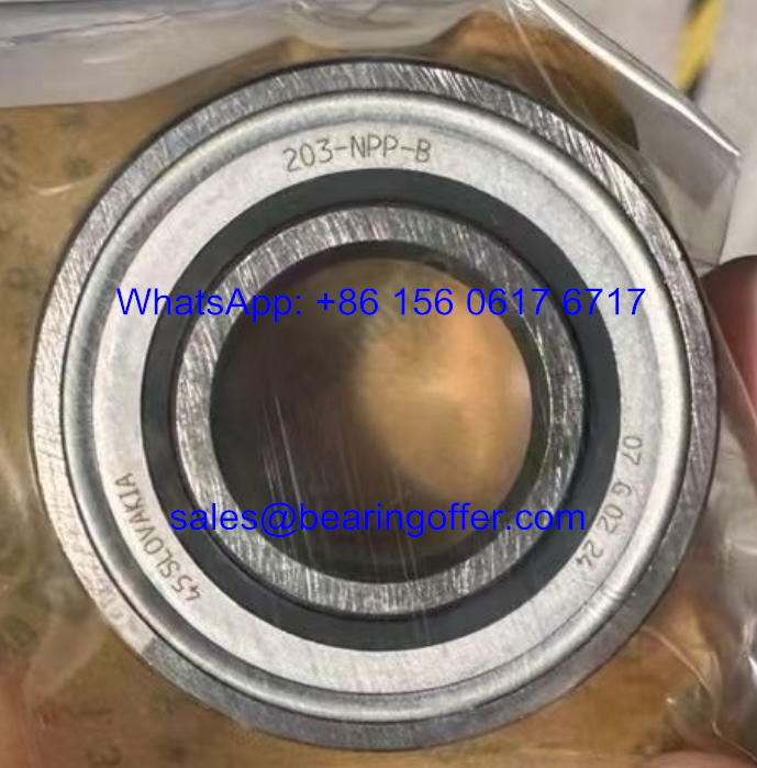 203-NPP-B Ink Roller Bearing 17*40*12 Ball Bearing 203NPPB - Stock for Sale