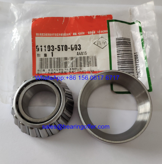 91103-5T0-003 Differential Bearing 911035T0003 Roller Bearing - Stock ...