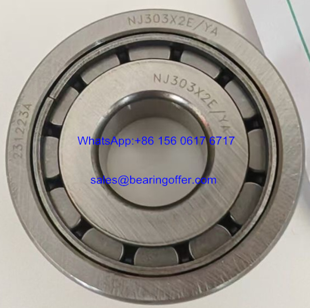 NJ303X2E/YA Gearbox Bearing NJ303X2E Roller Bearing - Stock for Sale