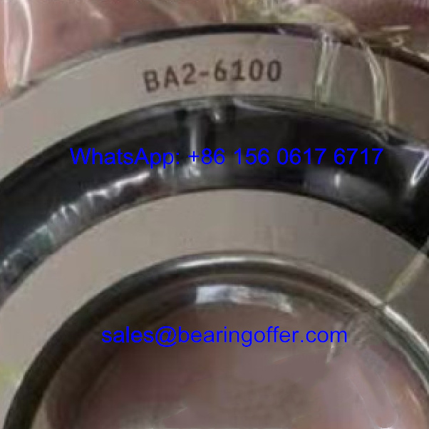 BA2-6100 Hybrid Ball Bearing 40X80X36 Angular Contact Ball Bearing ...