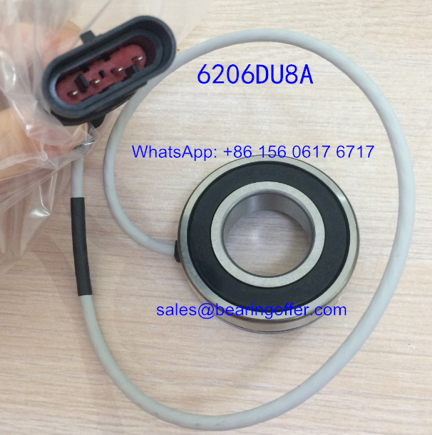 6206DU8A Encoder Bearing 30x62x22 Ball Bearing 6206DDU8A - Stock for Sale