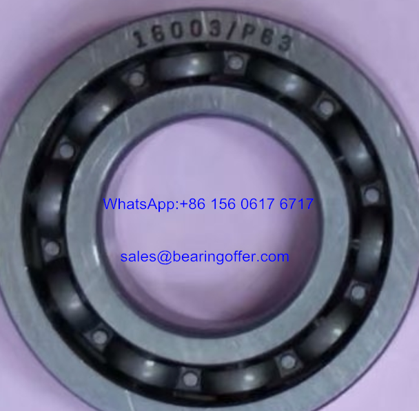 16003/P63 Transmission Bearing 17x35x8 Ball Bearing 16003P63 - Stock ...