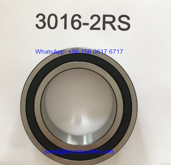 3016-2RS Angular Contact Ball Bearing 80x125x34 Rolling Bearing 3016 ...