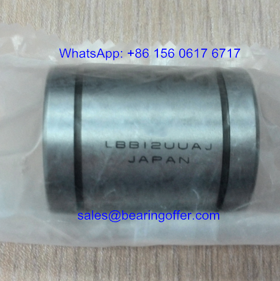 LBB12UU-AJ Linear Bushing Bearing LBB12UUAJ Linear Ball Bushing - Stock ...