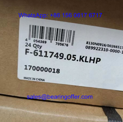 F-611749.05.KLHP Automobile Bearing 170000018 Ball Bearing - Stock for Sale