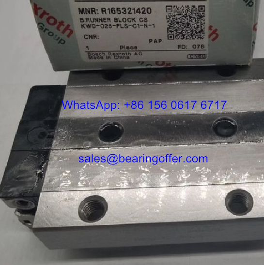 R165321420 Linear Guide Carriage 29.9x70x107.9 Runner Block - Stock for ...