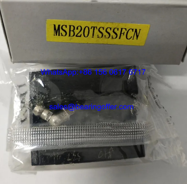 MSB20TSSSFCN Guide Carriage 22x42x48 Linear Slider MSB20TSSSFC - Stock ...