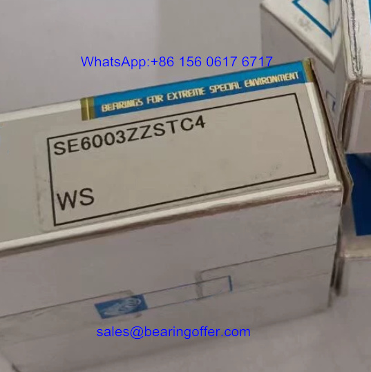 SE6003ZZSTC4 Deep Groove Ball Bearing 17x35x10 Rolling Bearing - Stock ...