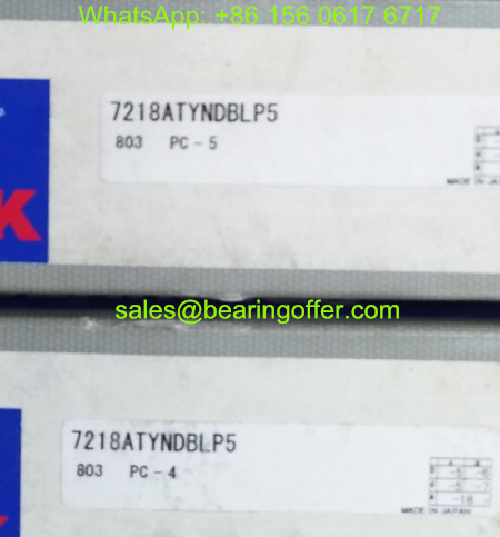 7218CTYNDBLP5 Spindle Bearing 90x160x30 Ball Bearing 7218C - Stock for Sale