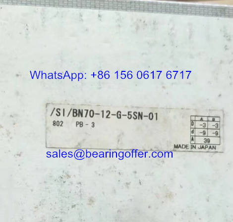 BN70-12 Spindle Bearing /SI/BN70-12-G-5SN-01 Ball Bearing - Stock for Sale