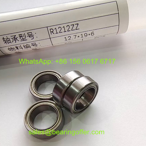 R1212ZZ Deep Groove Ball Bearing 12.7x19x6 Rolling Bearing R1212Z ...