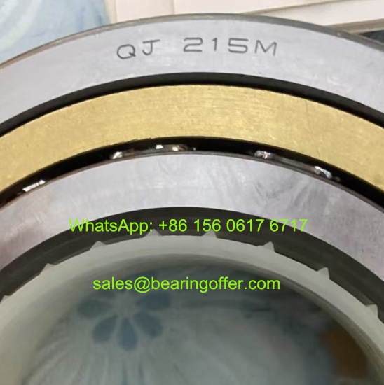 QJ215M Four Point Contact Bearing 75x130x25 Ball Bearing QJ215 - Stock ...