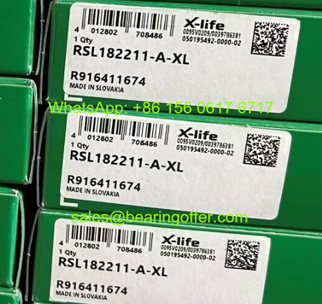 RSL182211-A-XL Gearbox Bearing 55x88.81x25 Roller Bearing R916411674 ...