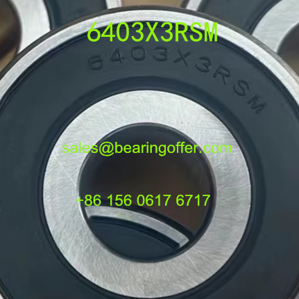 6403X3RSM Alternator Bearing 17x52x16 Ball Bearing 6403X3-2RSM - Stock ...