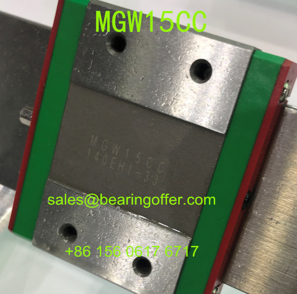 MGW15CC Linear Guide Carriage 12.6x60x54.8 Ball Bearing MGW15C - Stock ...