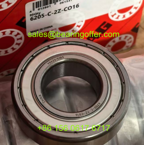 6205-C-2Z-C016 Automotive Bearing 25*52*15 Ball Bearing 6205-C-2Z-CO16 ...