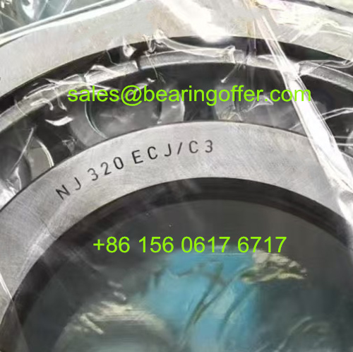 NJ320ECJ Cylindrical Roller Bearing 100*215*47 Rolling Bearing - Stock ...