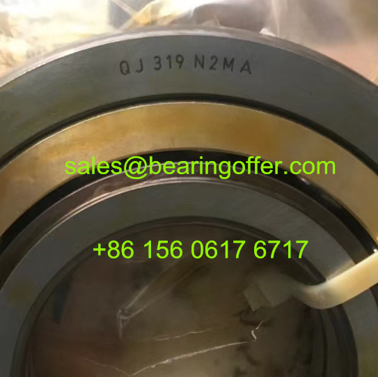 QJ319N2MA Four Point Contact Bearing 95x200x45 Ball Bearing - Stock for ...