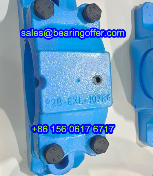 P2B-EXL-307RE Two-Bolt Pillow Block Housing P2BEXL307RE Housing Unit ...