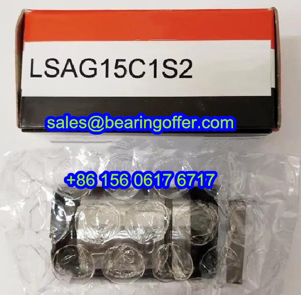 LSAG15C1S2 Linear Ball Spline LSAG15S2 Ball Spline Bearing LSAG15 ...