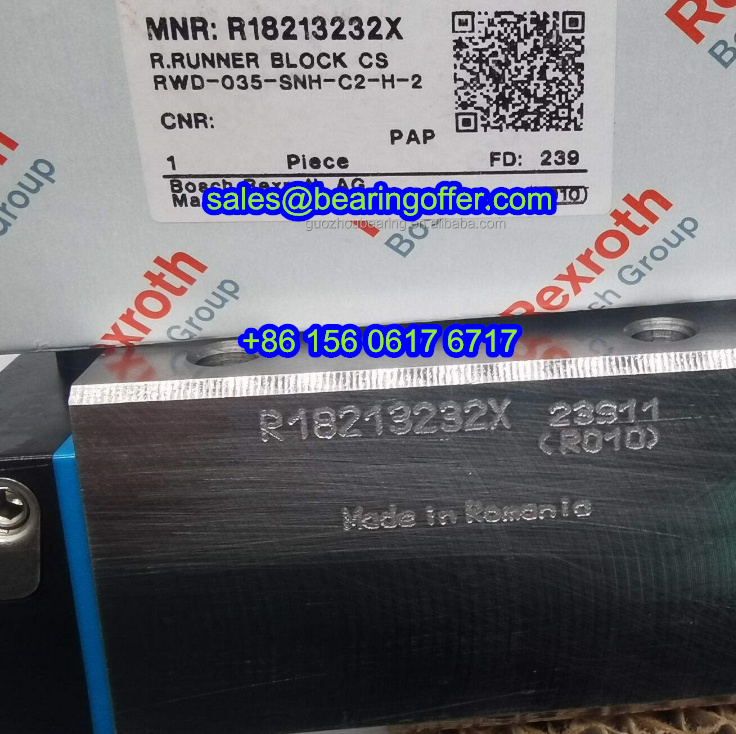 R18213232X Linear Carriage 48x70x114 Runner Block - Stock for Sale