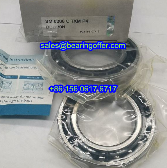 SM 6008 C TXM P4 Spindle Bearing 40x68x15 Ball Bearing SM6008C - Stock ...