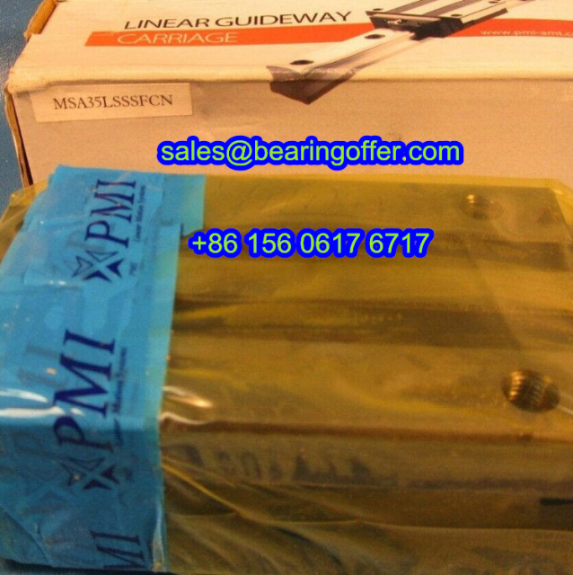 MSA35LSSSFC Linear Carriage 55x70x136.6 Guide Block MSA35LSSSFCN ...