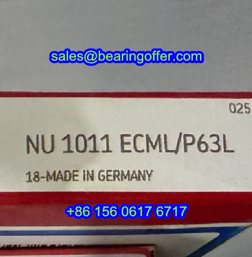 NU1011ECML/P63L Cylindrical Roller Bearing 55x90x18 Rolling Bearing ...
