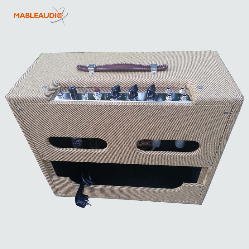MAGT0004 Tweed Deluxe 5E3 amplifier with cabinet
