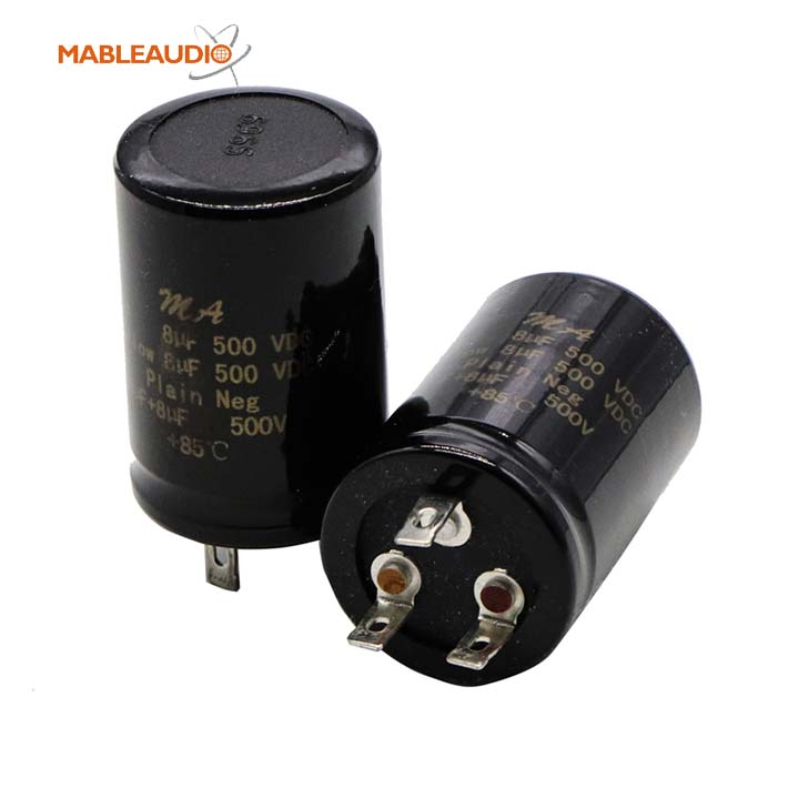 MAEC0018 5pcs 500V 8uF+8uF Electrolytic capacitors