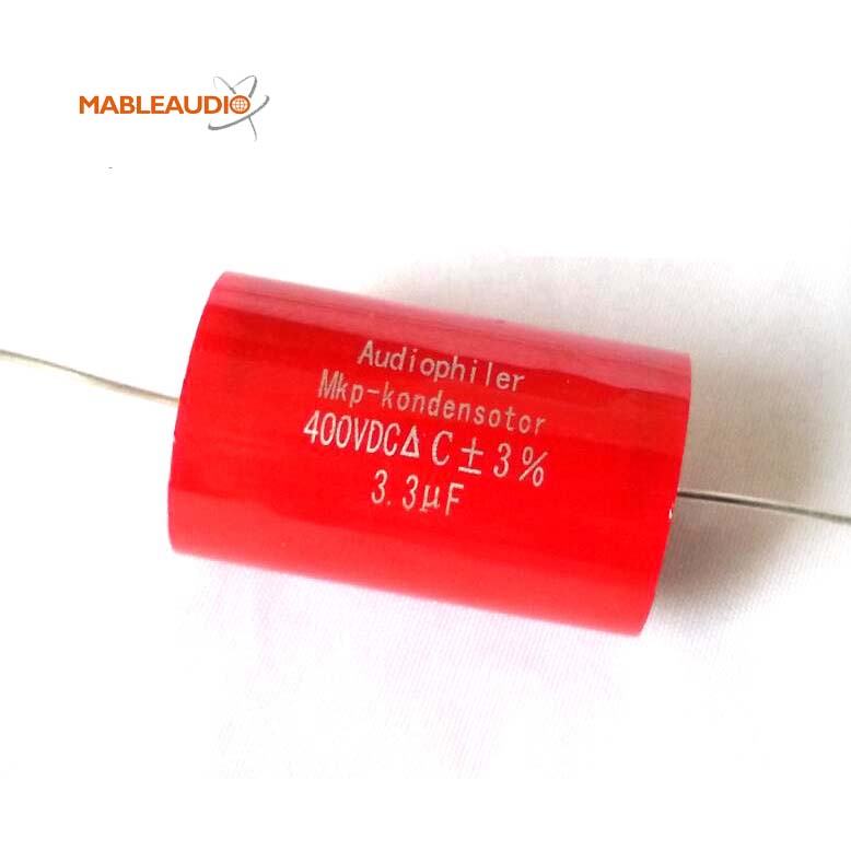 MACM0004 10pcs MKP Cap 400V 3.3uF DC metalized polypropylene film axial ...