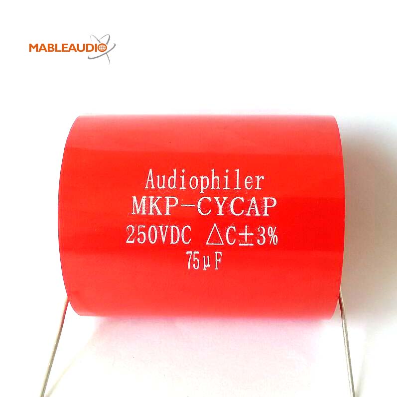 MACM0025 MKP CAP 250V 75UF DC metalized polypropylene film axial capacitor