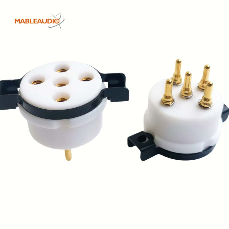 GZC5-T/GZC5-T-S EIZZ 5pin Beryllium copper B5 Teflon Sockets