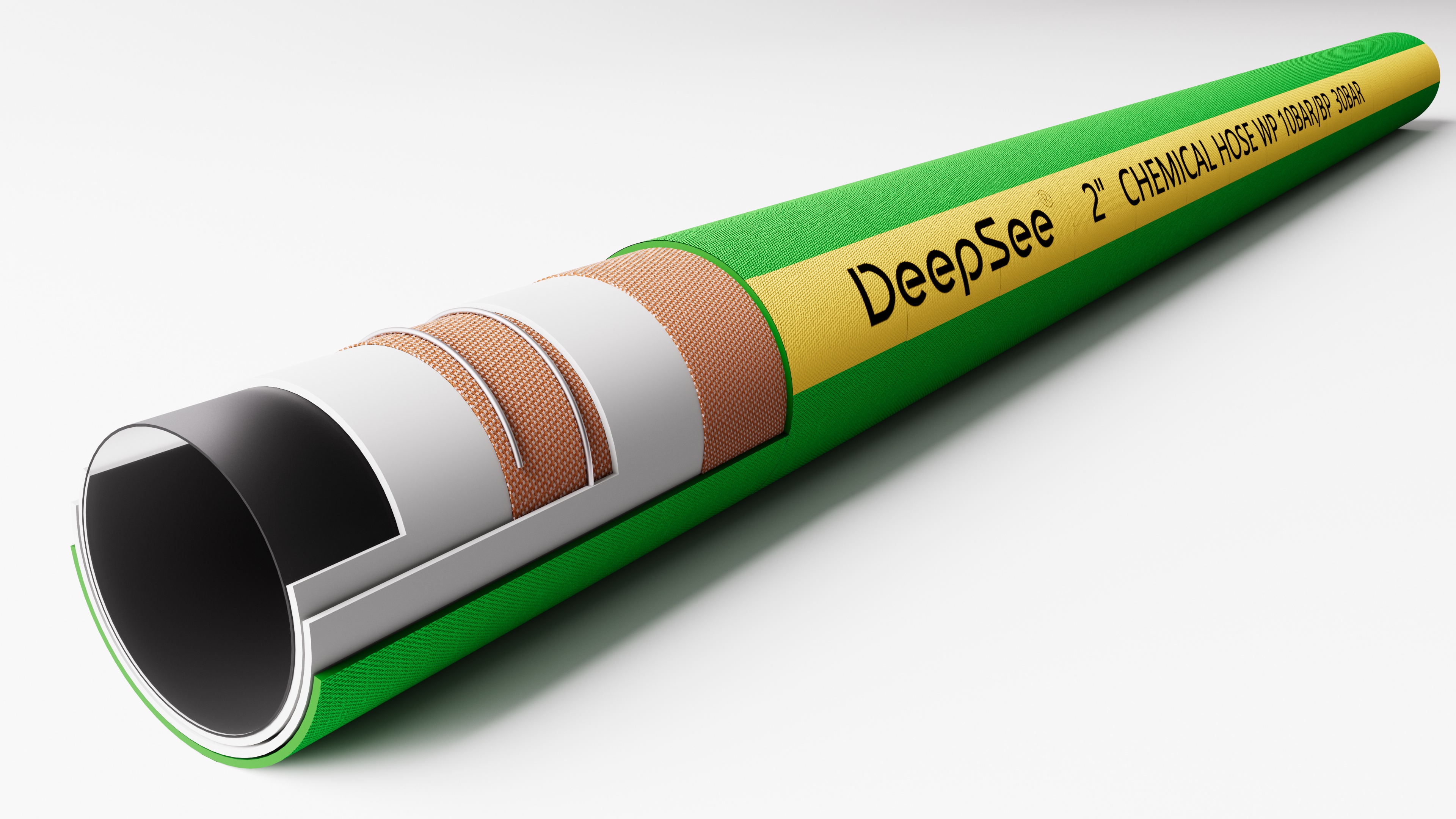 Chemical Suction & Discharge Hose | UHMWPE Hose - DeepSee